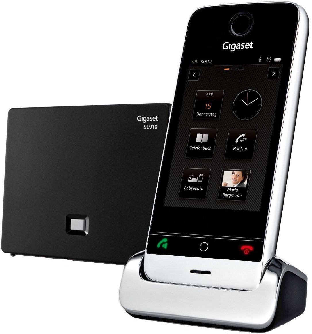 Радиотелефон DECT Siemens Gigaset SL910 Black купить недорого: обзор ...
